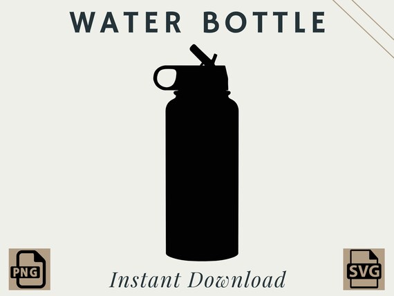 Water Bottle PNG SVG Digital Download Printable - Etsy