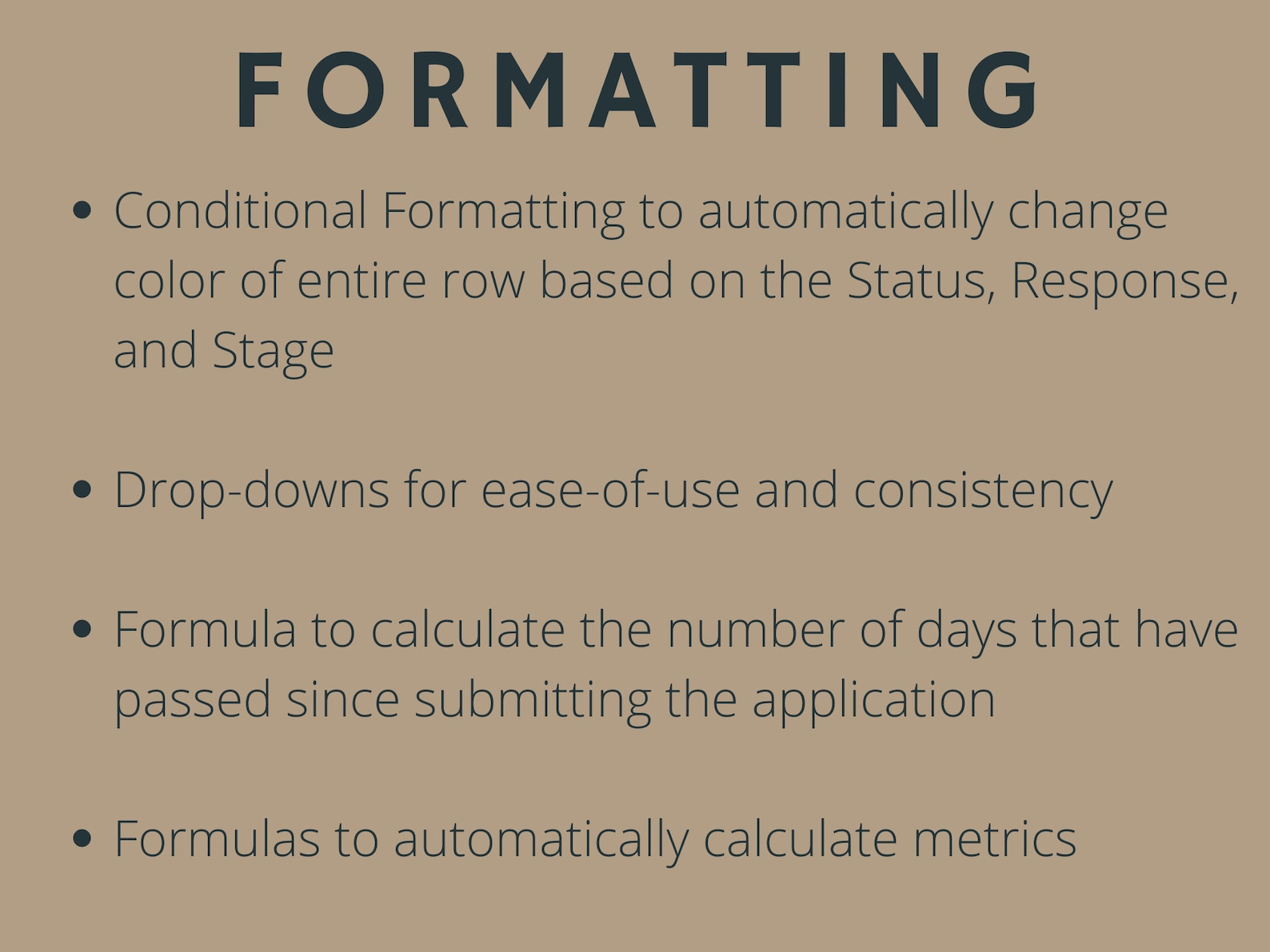 Job Application Tracker Template Spreadsheet | Google Sheet | Digital ...