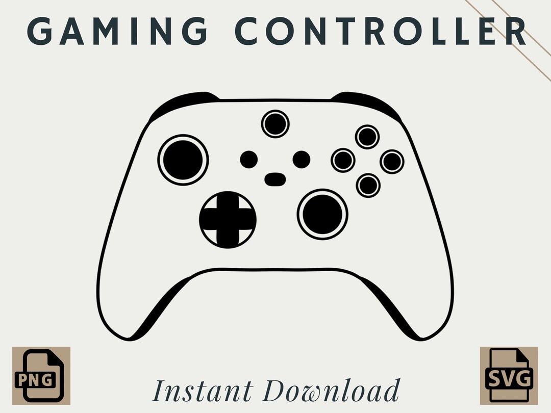 Gaming Controller PNG SVG Digital Download Printable - Etsy