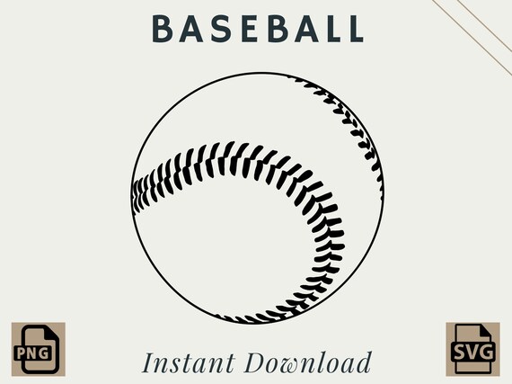 Baseball PNG SVG Digital Download Printable - Etsy