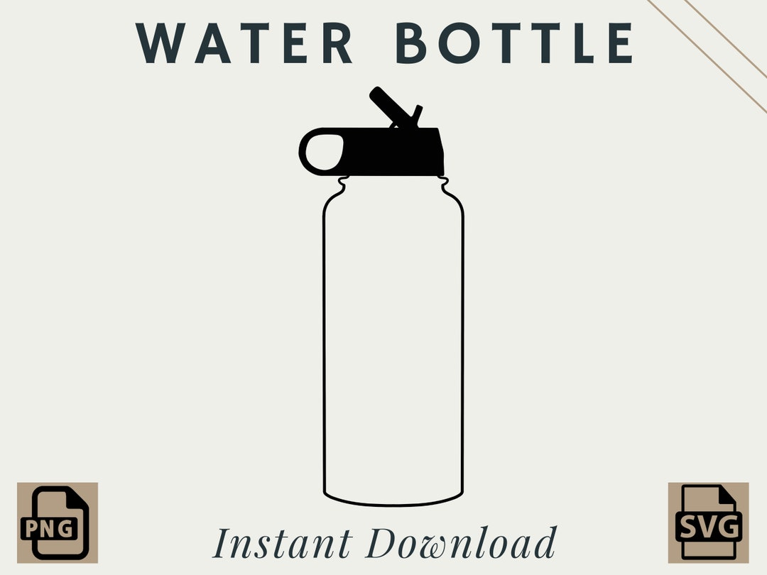 Water Bottle | PNG | SVG | Digital Download | Printable - Etsy