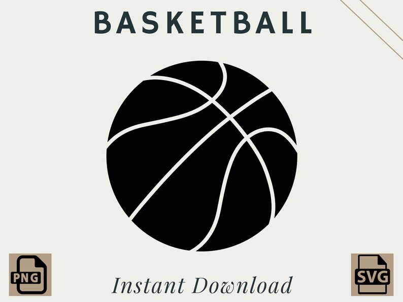 Basketball | SVG | PNG | Digital Download | Printable - Etsy