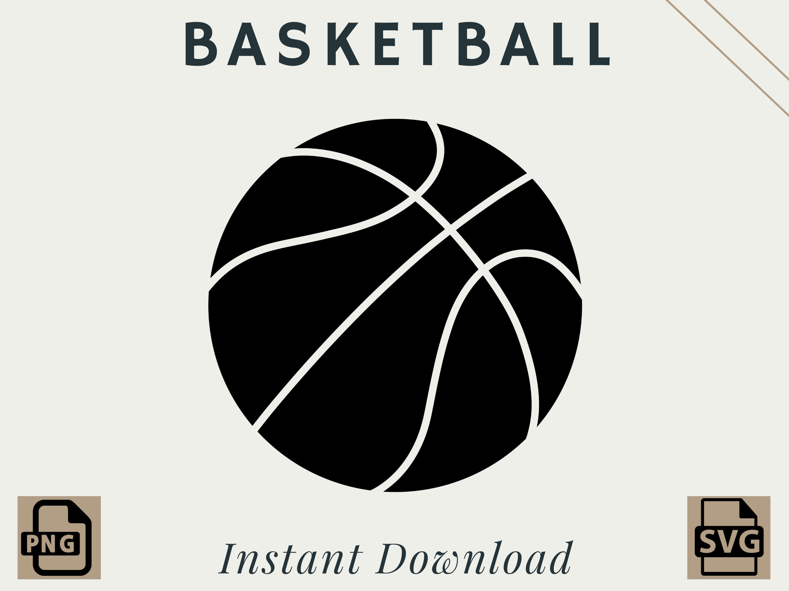 Basketball | SVG | PNG | Digital Download | Printable - Etsy
