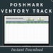 Poshmark Inventory Tracker Template Spreadsheet | Google Sheet ...