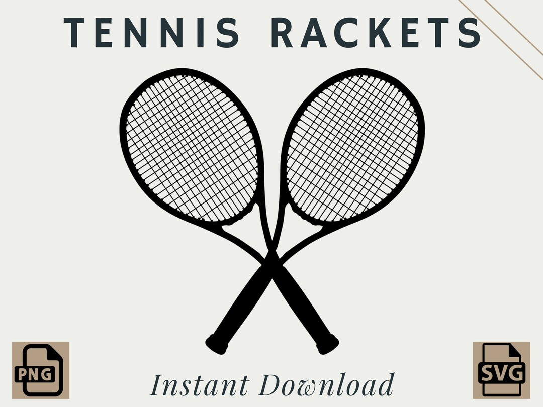 Tennis Rackets | PNG | SVG | Digital Download | Printable - Etsy