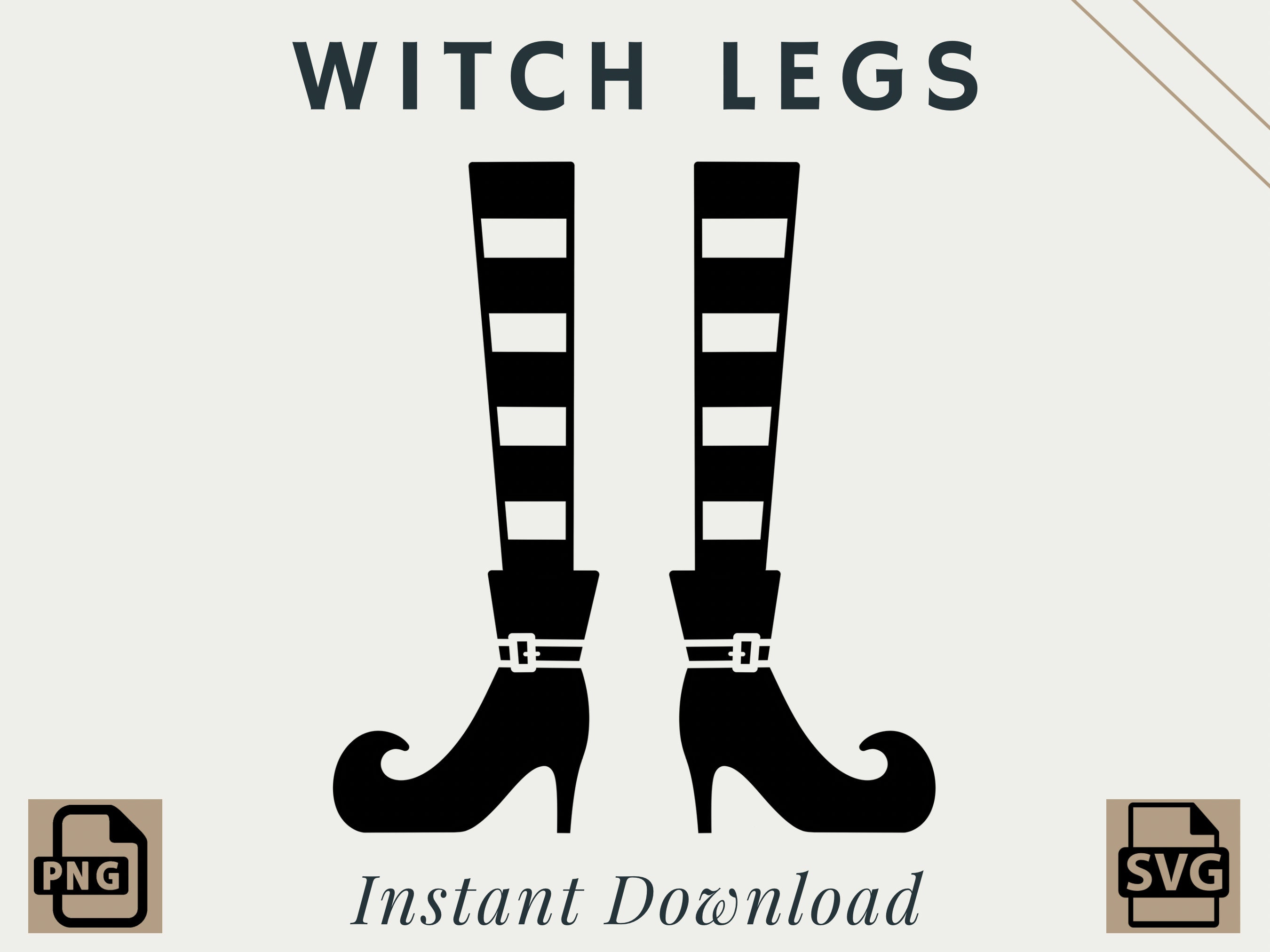 Witch Legs Halloween | PNG | SVG | Digital Download | Printable - Etsy
