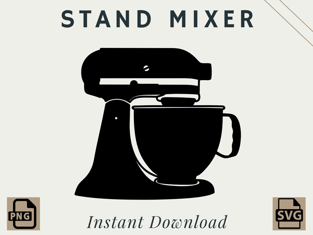 Kitchen Stand Mixer | PNG | SVG | Digital Download | Printable - Etsy