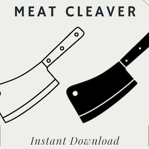 Meat Cleaver Bundle | PNG | SVG | Digital Download | Printable - Etsy