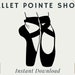 Ballet Pointe Shoes | PNG | SVG | Digital Download | Printable - Etsy