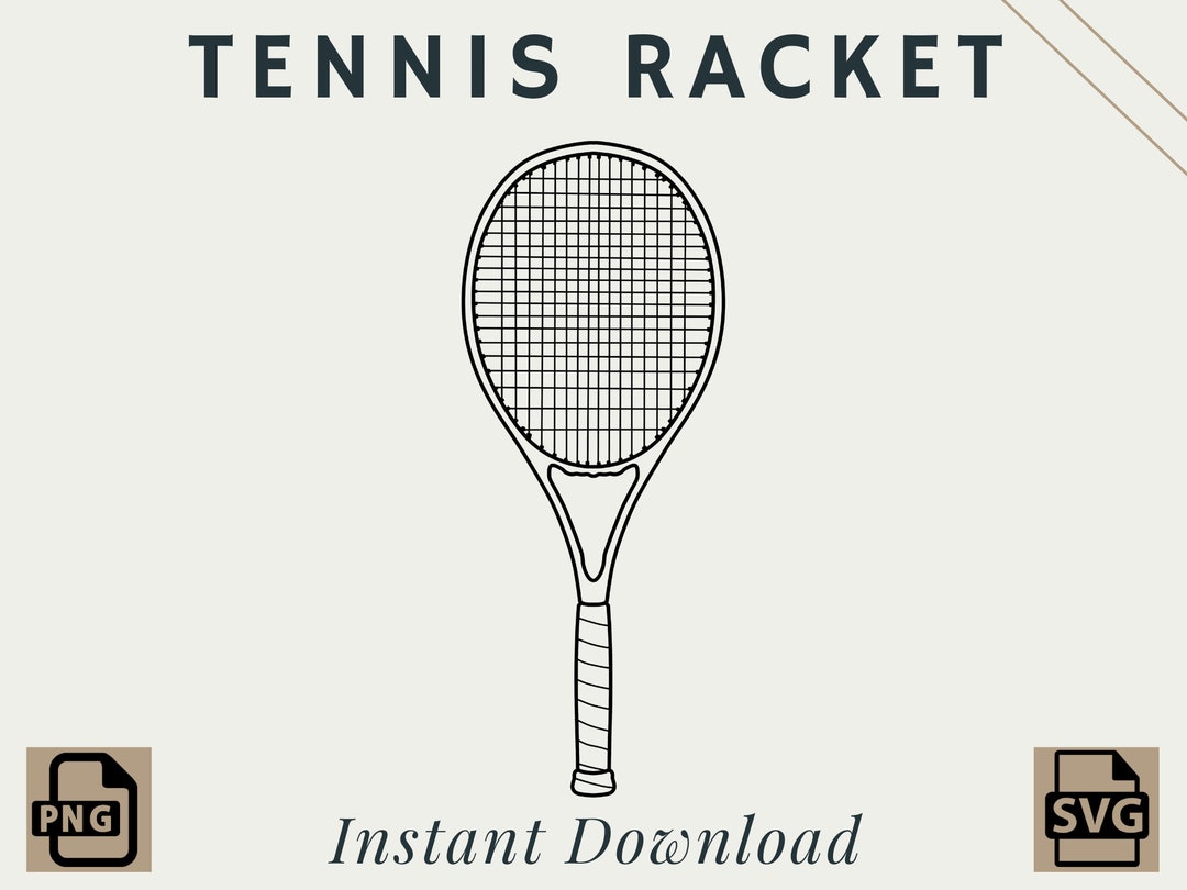 Tennis Racket | PNG | SVG | Digital Download | Printable - Etsy