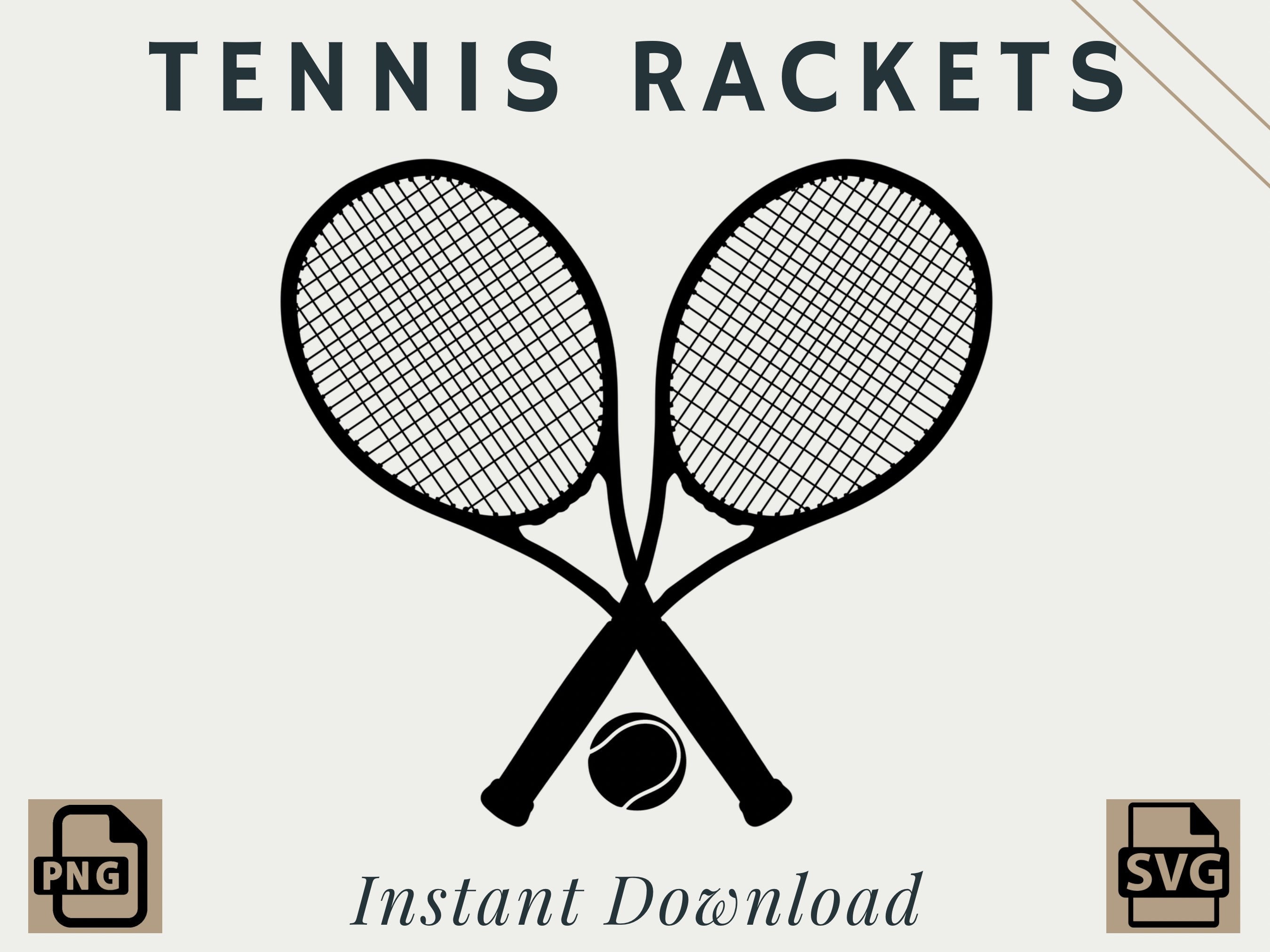 Tennis Rackets | PNG | SVG | Digital Download | Printable - Etsy