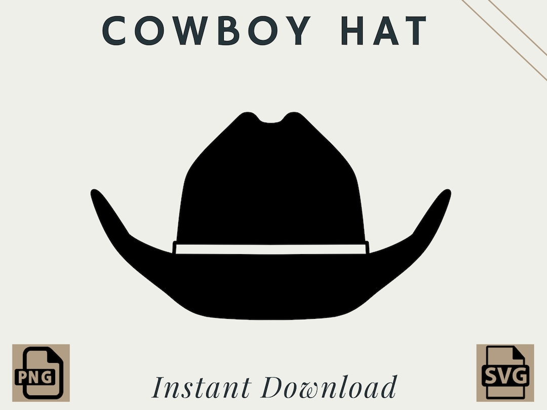 Cowboy Hat | PNG | SVG | Digital Download | Printable - Etsy