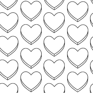 Candy Heart Pattern | PNG | SVG | Digital Download | Printable - Etsy