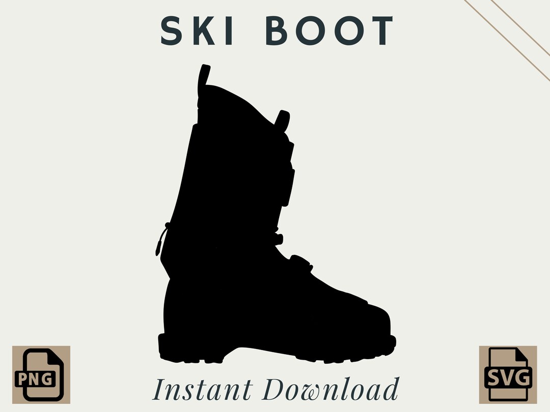 Ski Boot | PNG | SVG | Digital Download | Printable - Etsy