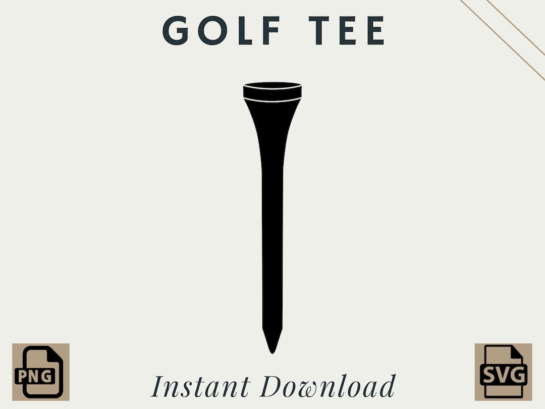 Golf Tee | PNG | SVG | Digital Download | Printable - Etsy
