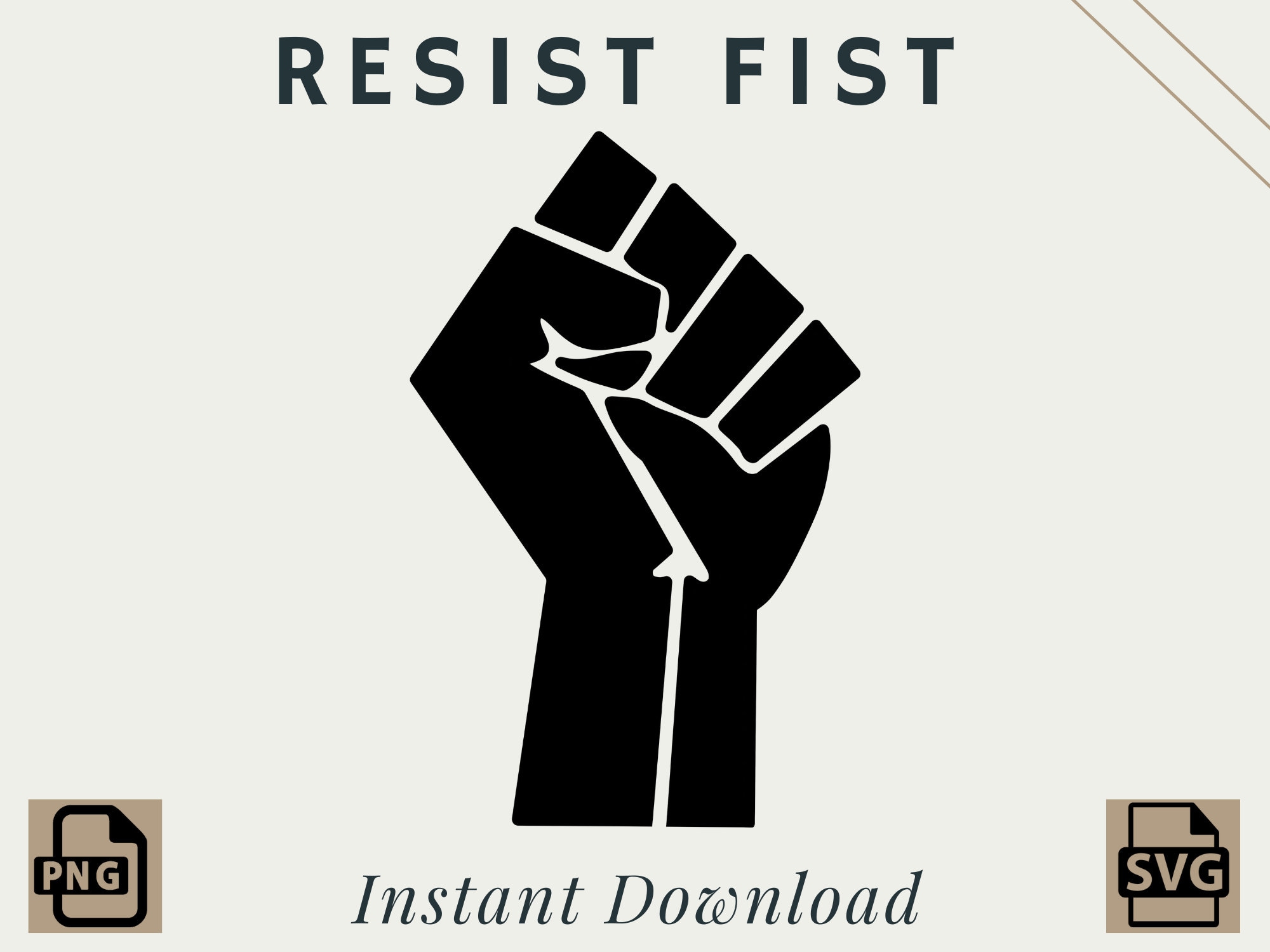 Resist Fist | PNG | SVG | Digital Download | Printable - Etsy