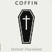 Coffin Casket Halloween PNG SVG Digital Download Printable - Etsy