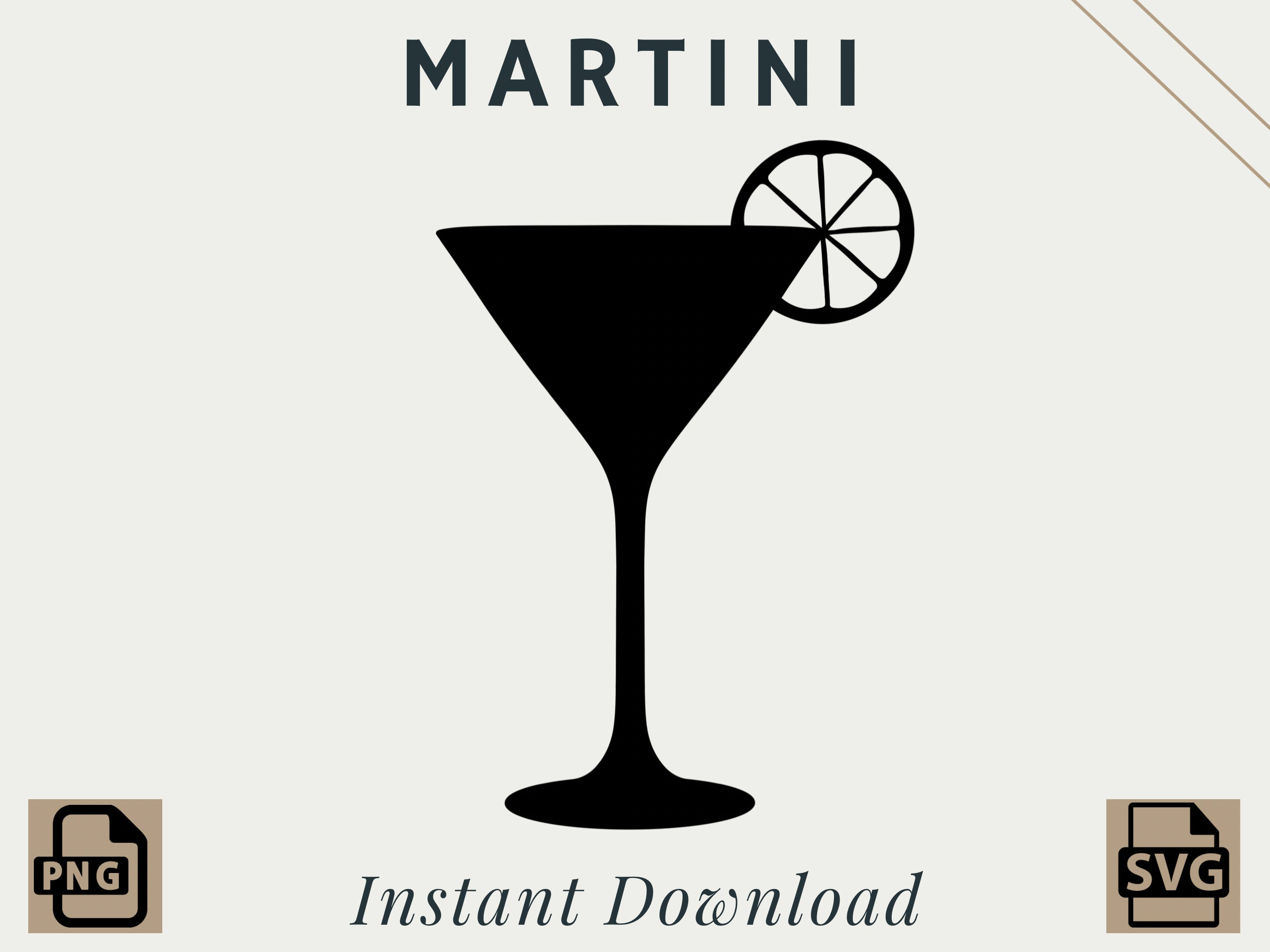Martini | PNG | SVG | Digital Download | Printable - Etsy