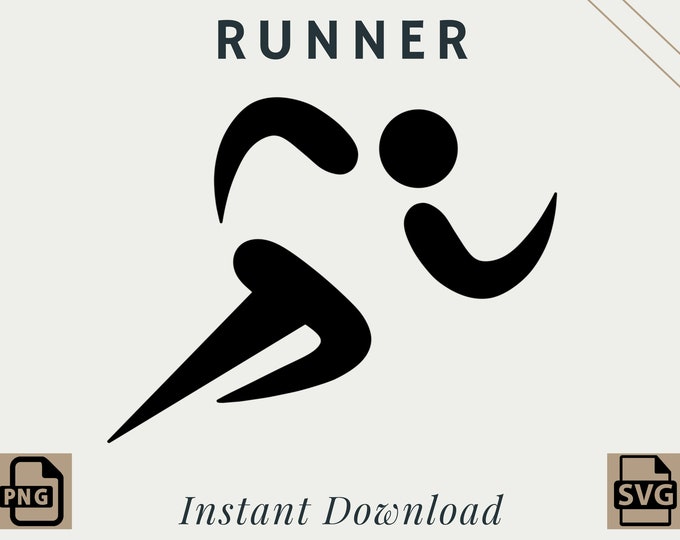 Track and Field PNG & SVG Jpg, Cricut Runner, Athletic Design, DIY ...