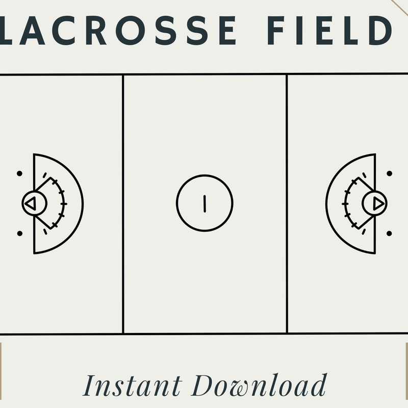 Lacrosse Field Wall Decor - Etsy