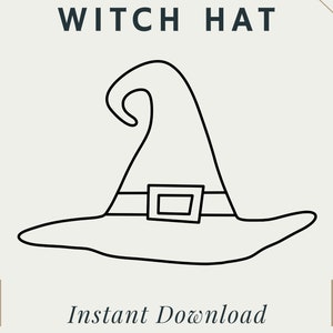 Witch Hat | Halloween | PNG | SVG | Digital Download | Printable - Etsy