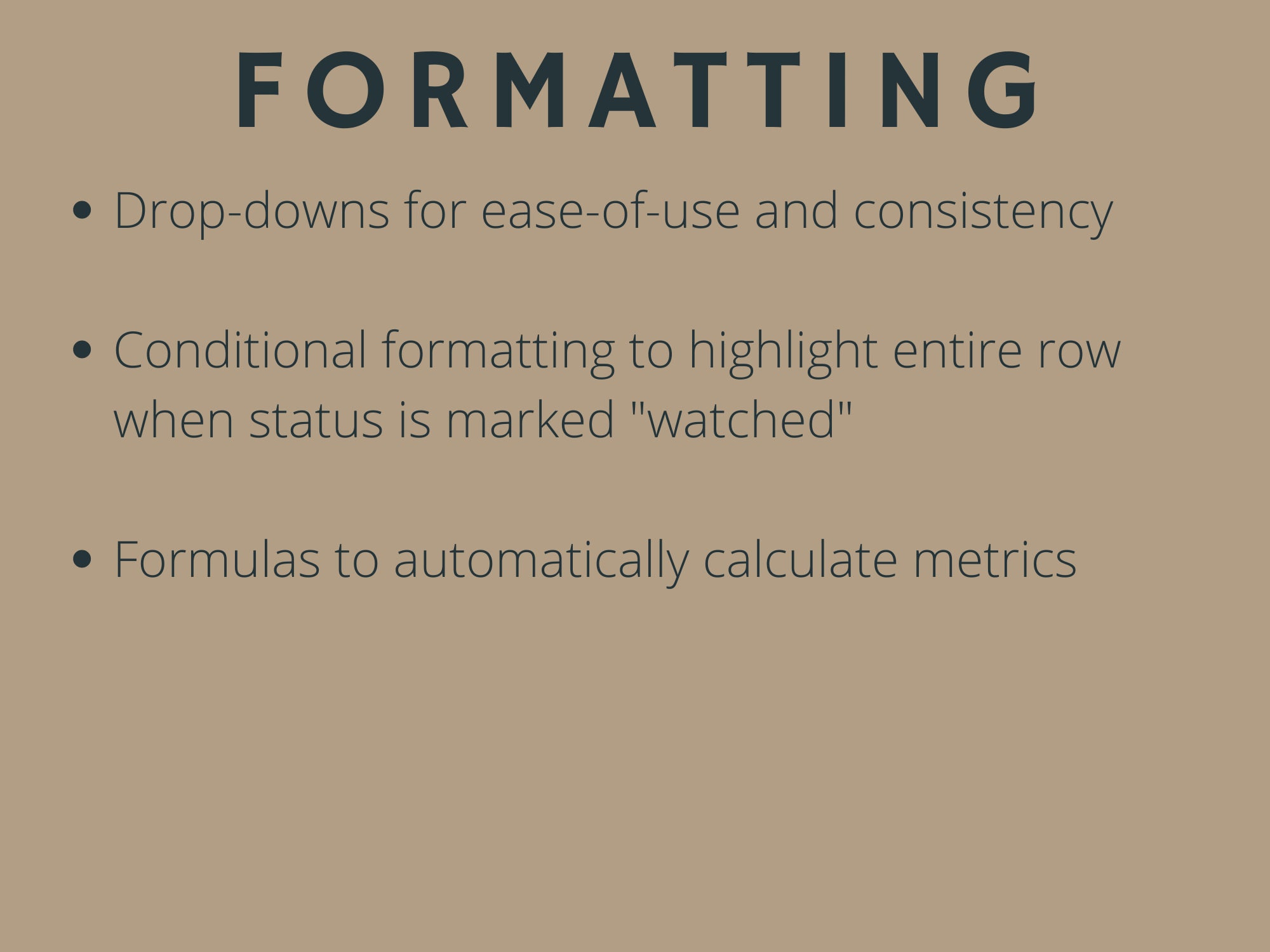 Shows & Movies Tracker Log Template Spreadsheet | Google Sheet ...