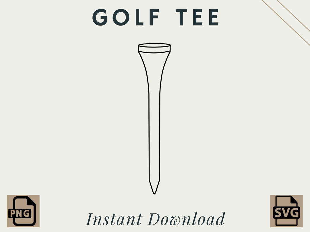 Golf Tee | PNG | SVG | Digital Download | Printable - Etsy