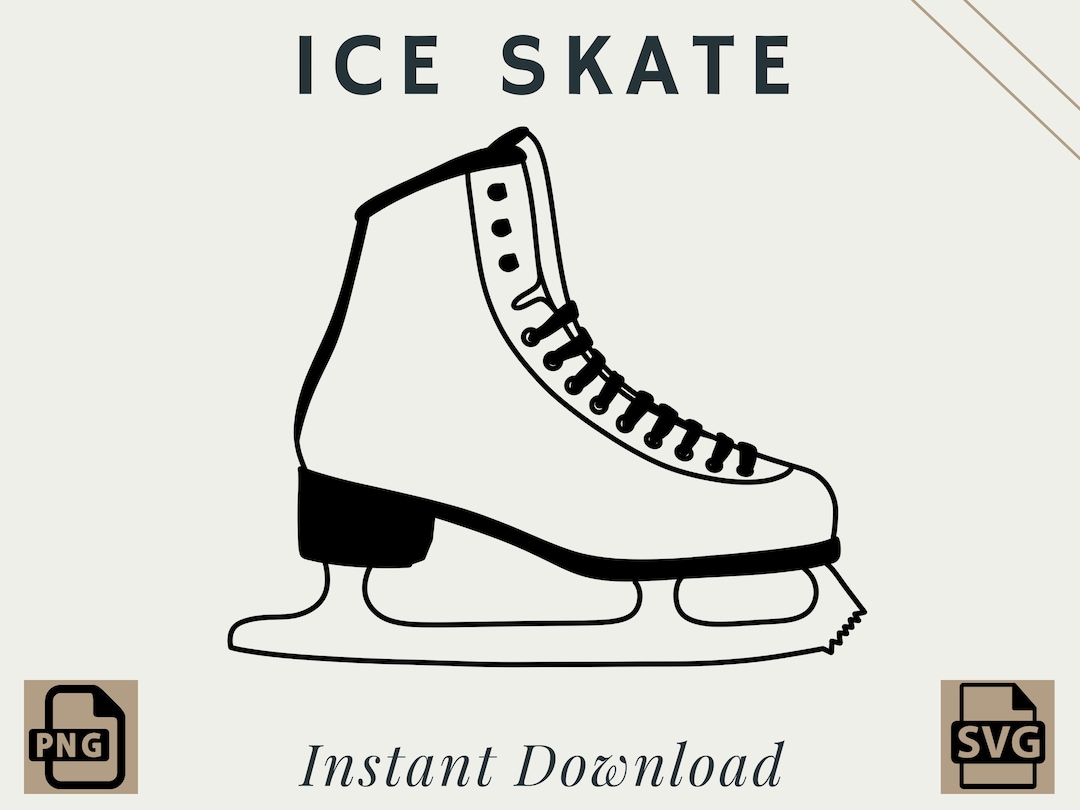 Ice Skate | PNG | SVG | Digital Download | Printable - Etsy