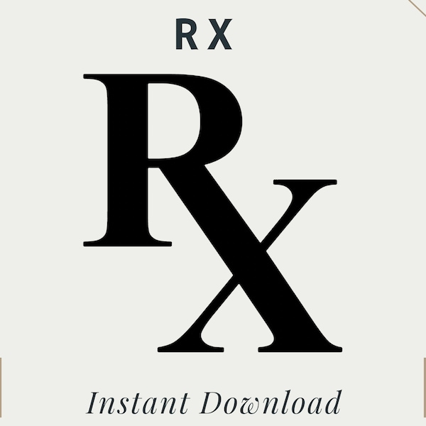 Rx Label - Etsy