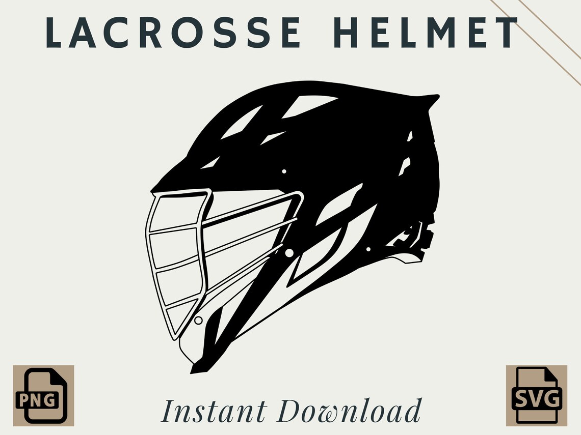 Lacrosse Helmet | PNG | SVG | Digital Download | Printable - Etsy