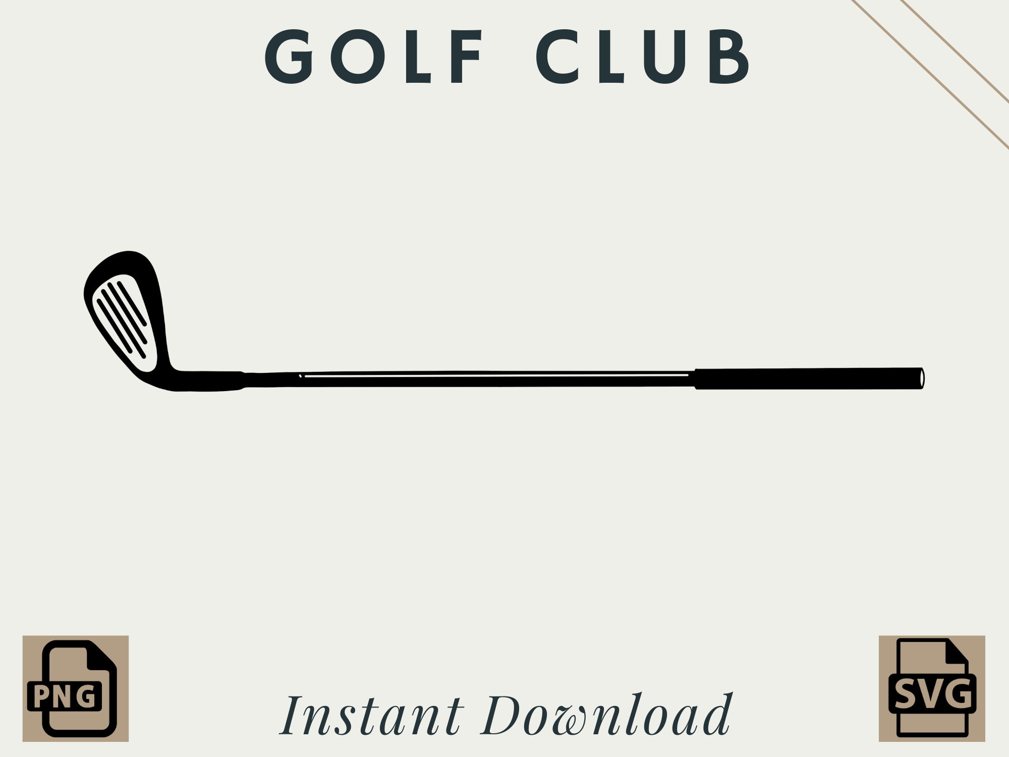 Golf Club | PNG | SVG | Digital Download | Printable - Etsy