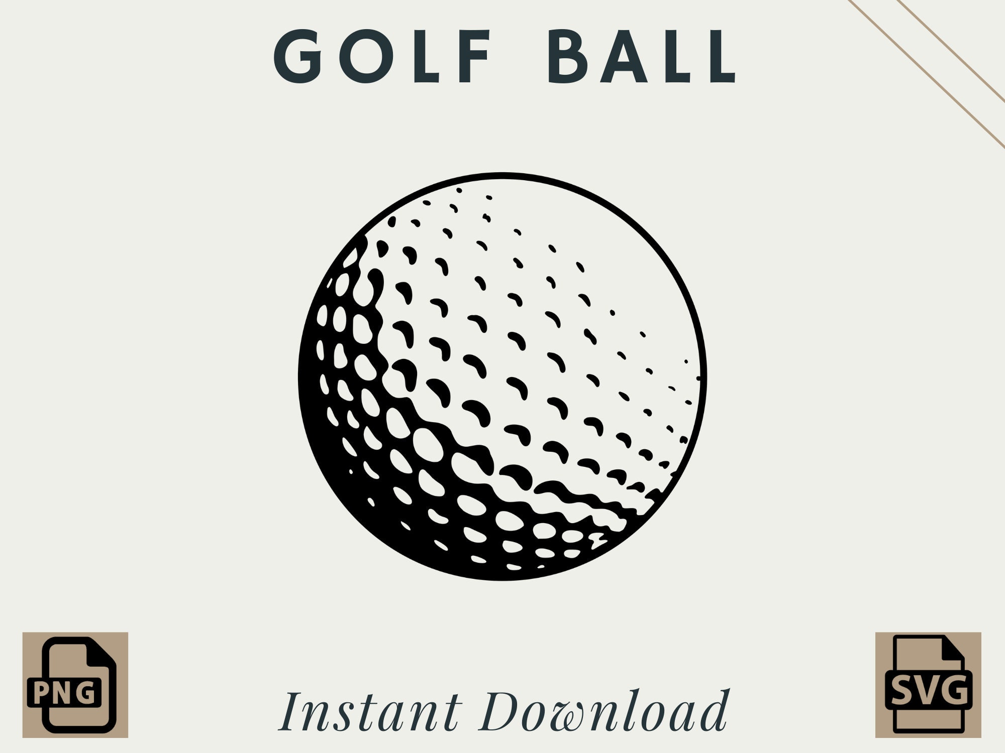 Golf Ball Outline