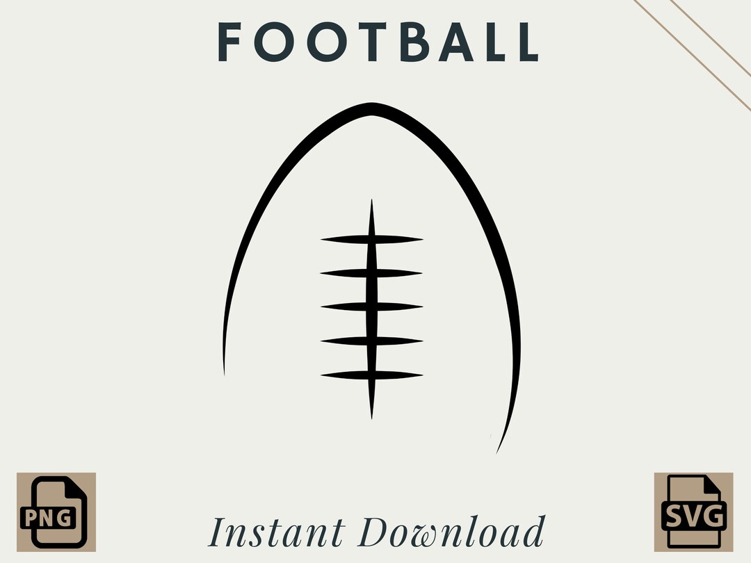 Football PNG SVG Digital Download Printable - Etsy
