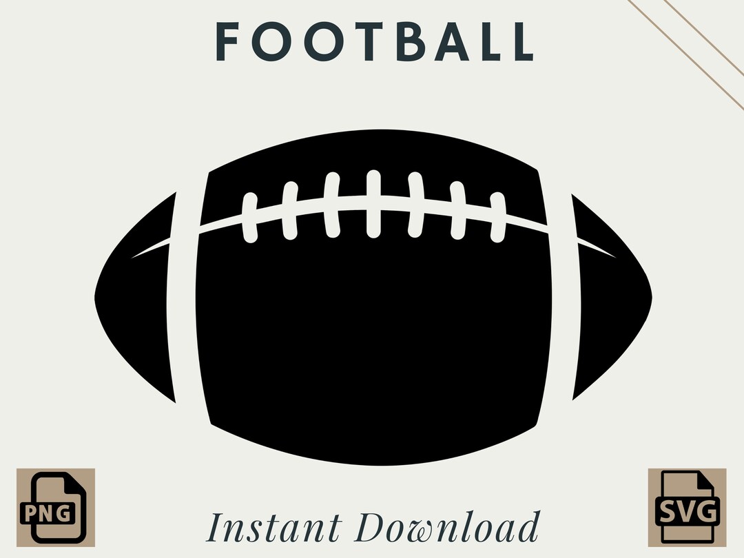 Football PNG SVG Digital Download Printable - Etsy