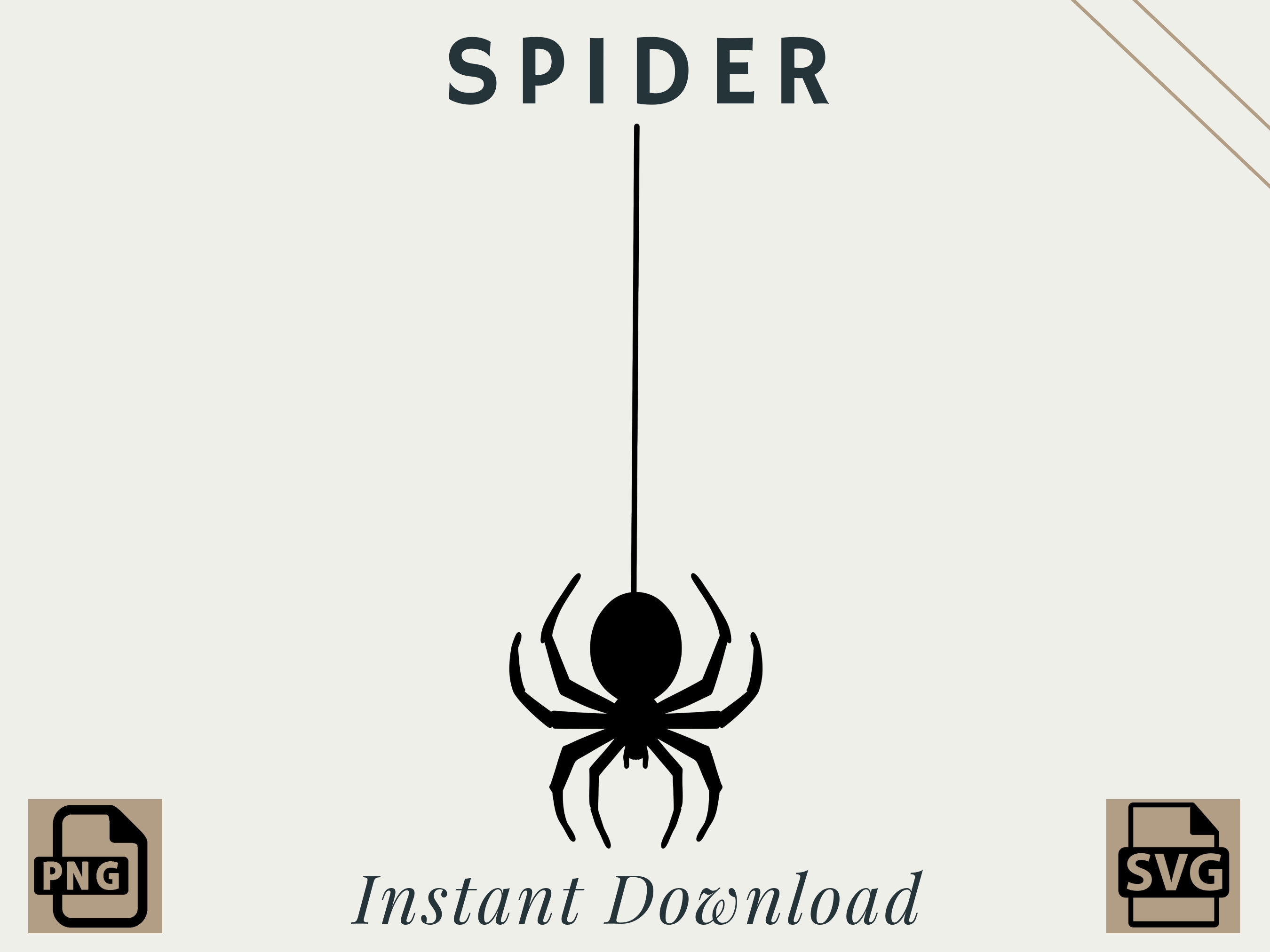 Spider Halloween | PNG | SVG | Digital Download | Printable - Etsy