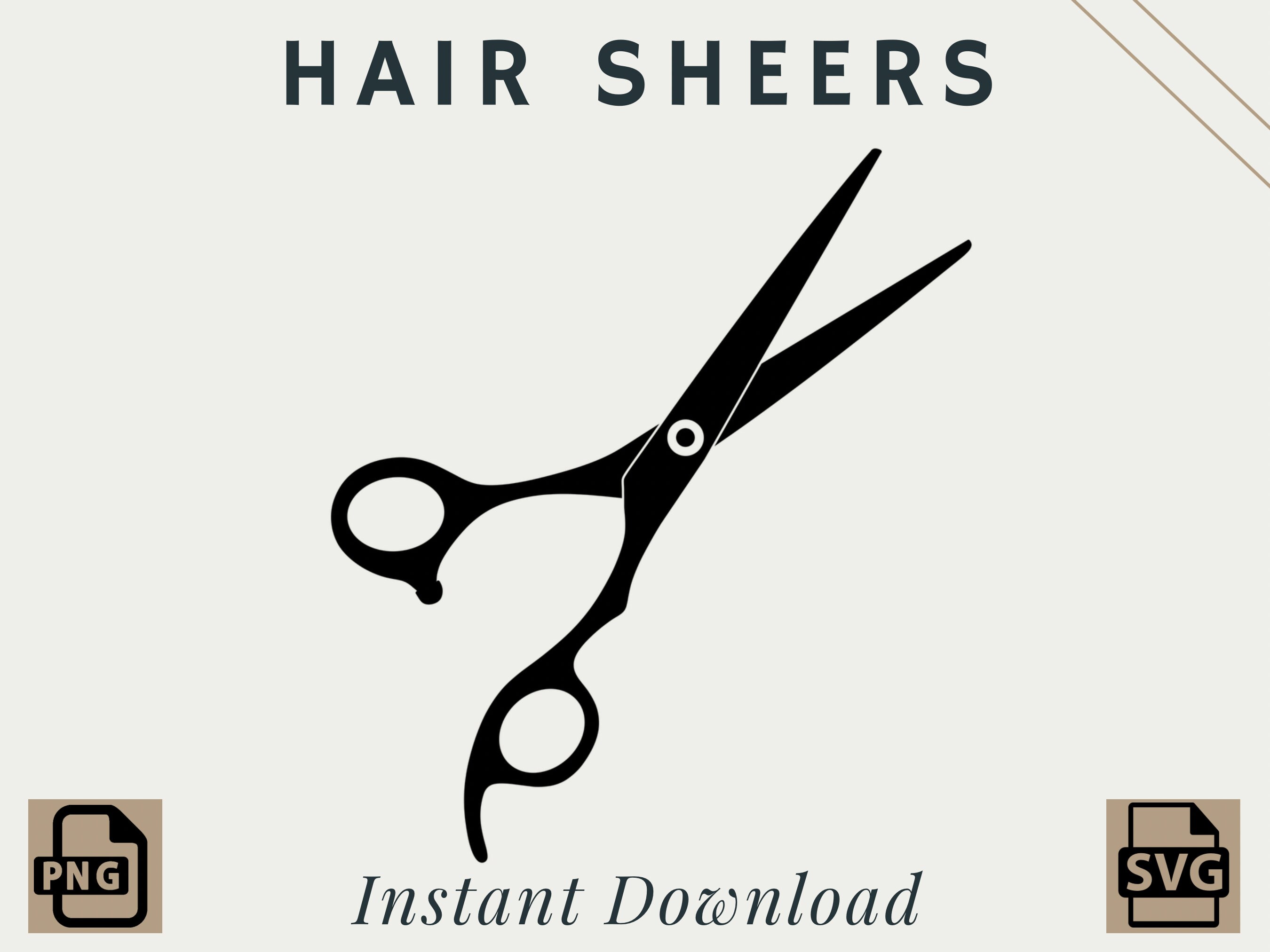 Hair Sheers | PNG | SVG | Digital Download | Printable - Etsy