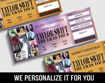 Taylor Swift Concert Ticket Template