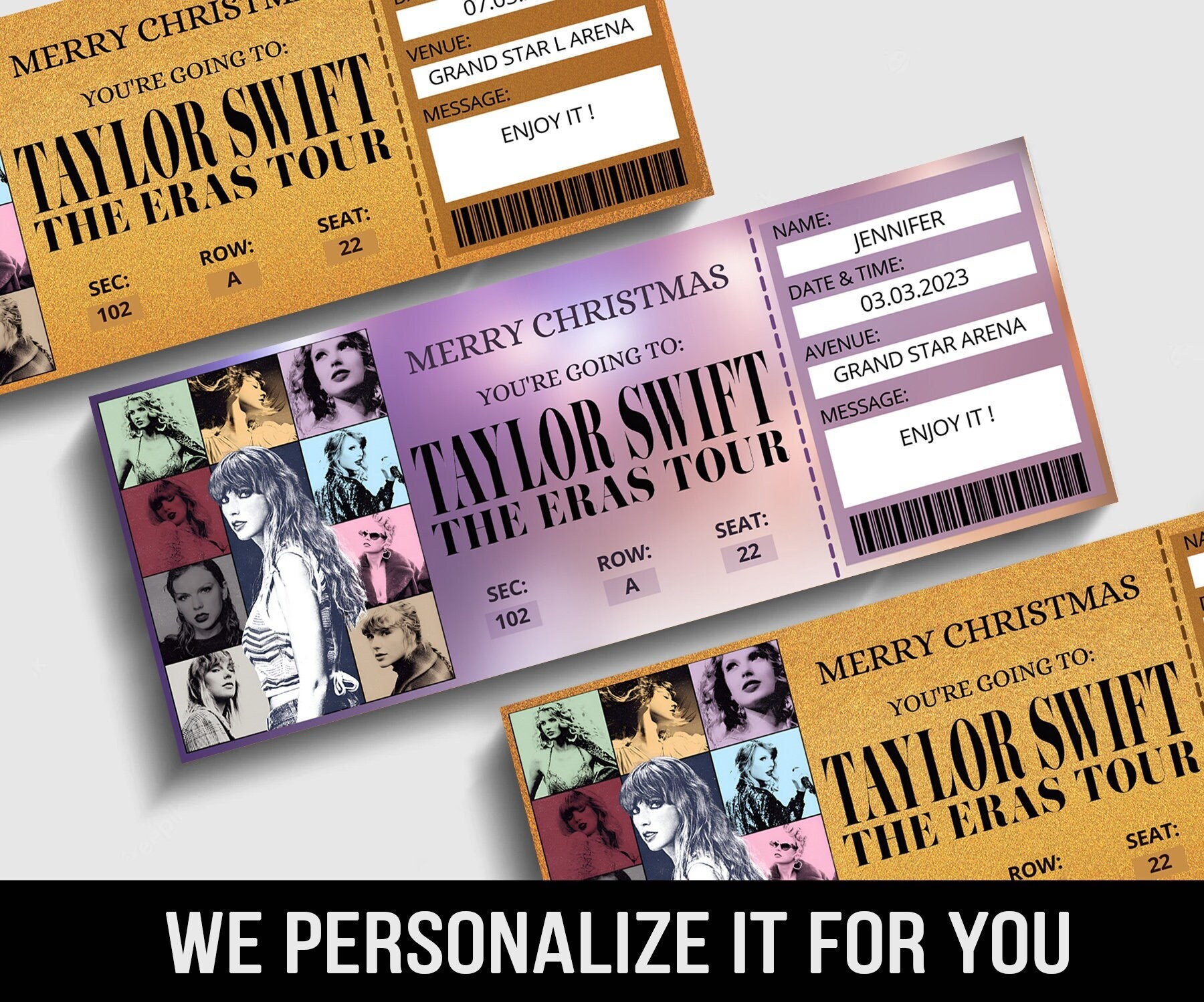 Printable Taylor Swift ERAS Tour Concert Surprise Reveal - Etsy
