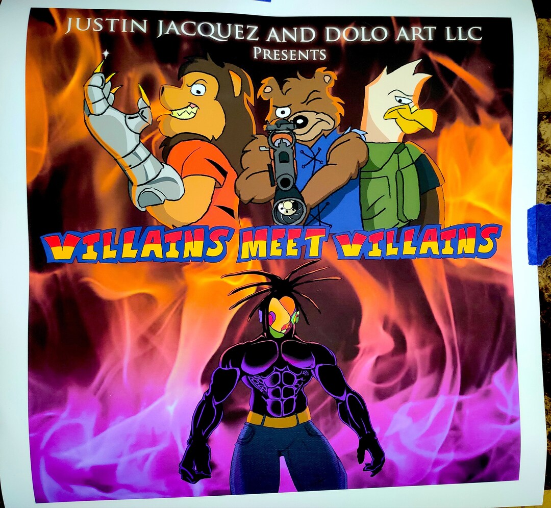 Villains Meet Villains Post - Etsy