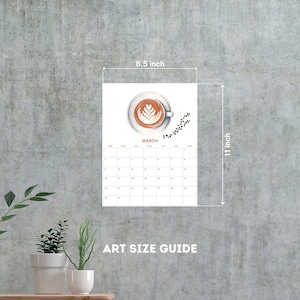2025 Coffee Calendar | Coffee Wall Calendar - Etsy