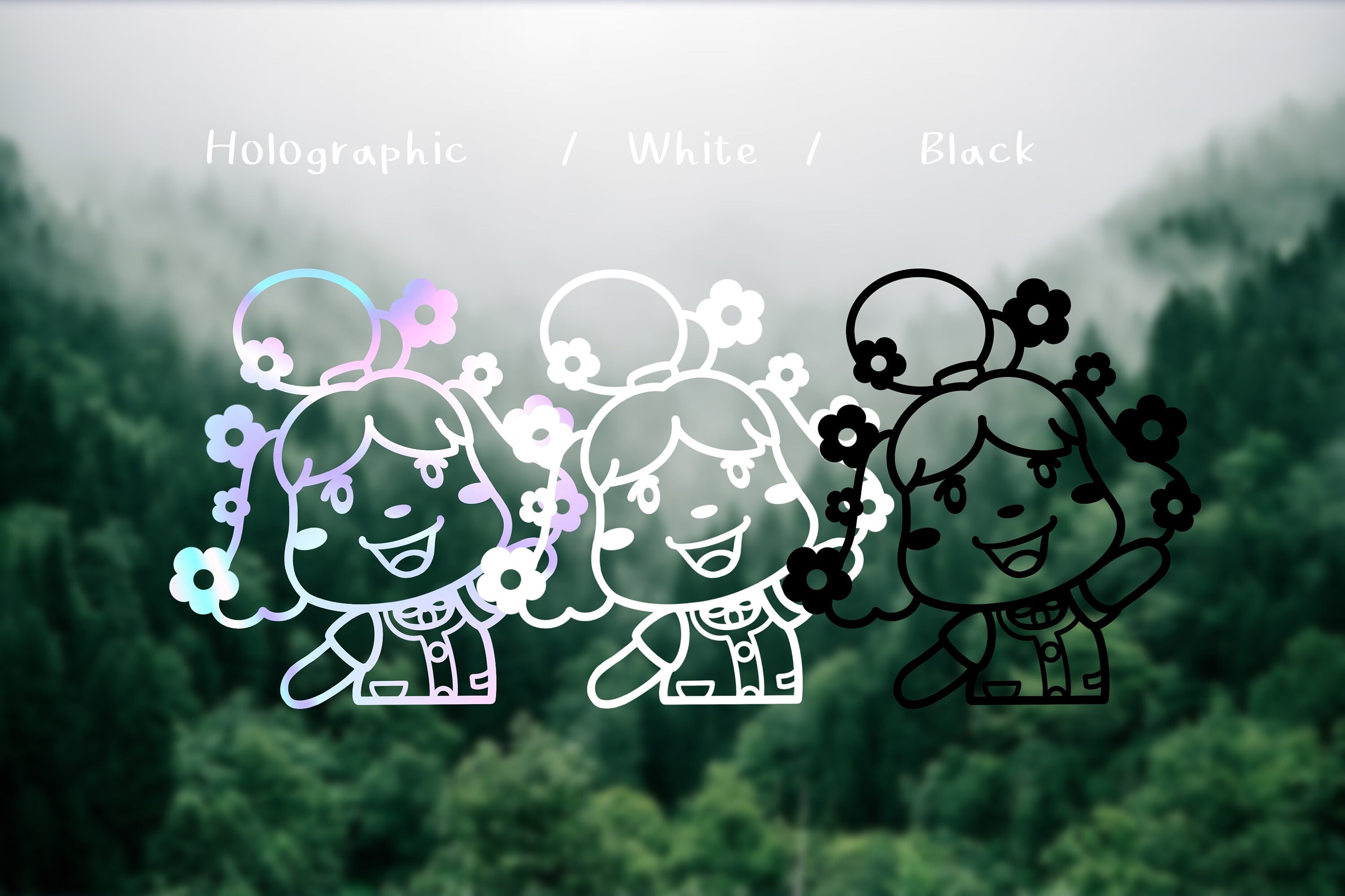 Car Decal Animal Crossing Isabelle Car Sticker Decal Sticker Vinyl ...