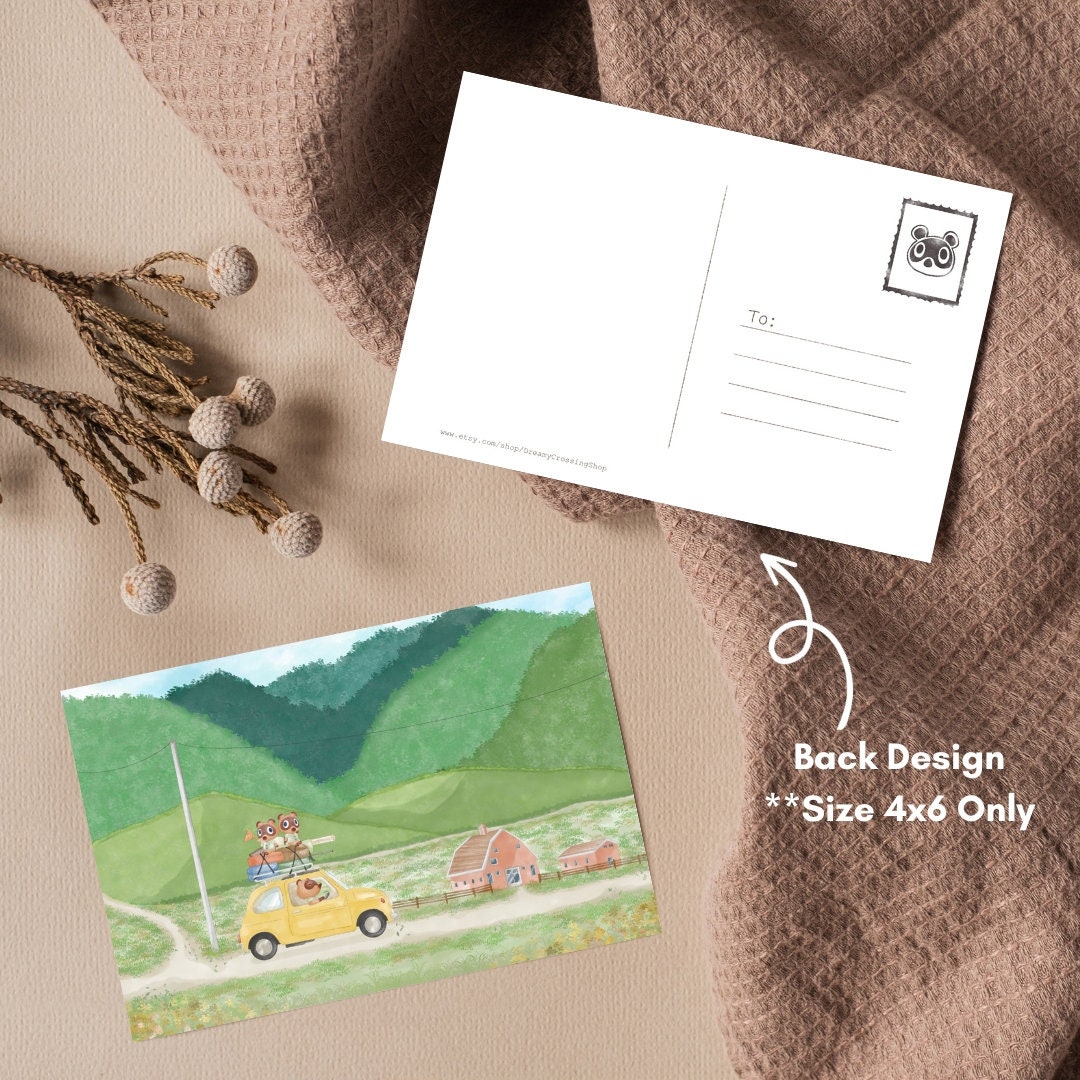 Animal Crossing Postcard Tom Nook Timmy & Tommy Animal - Etsy