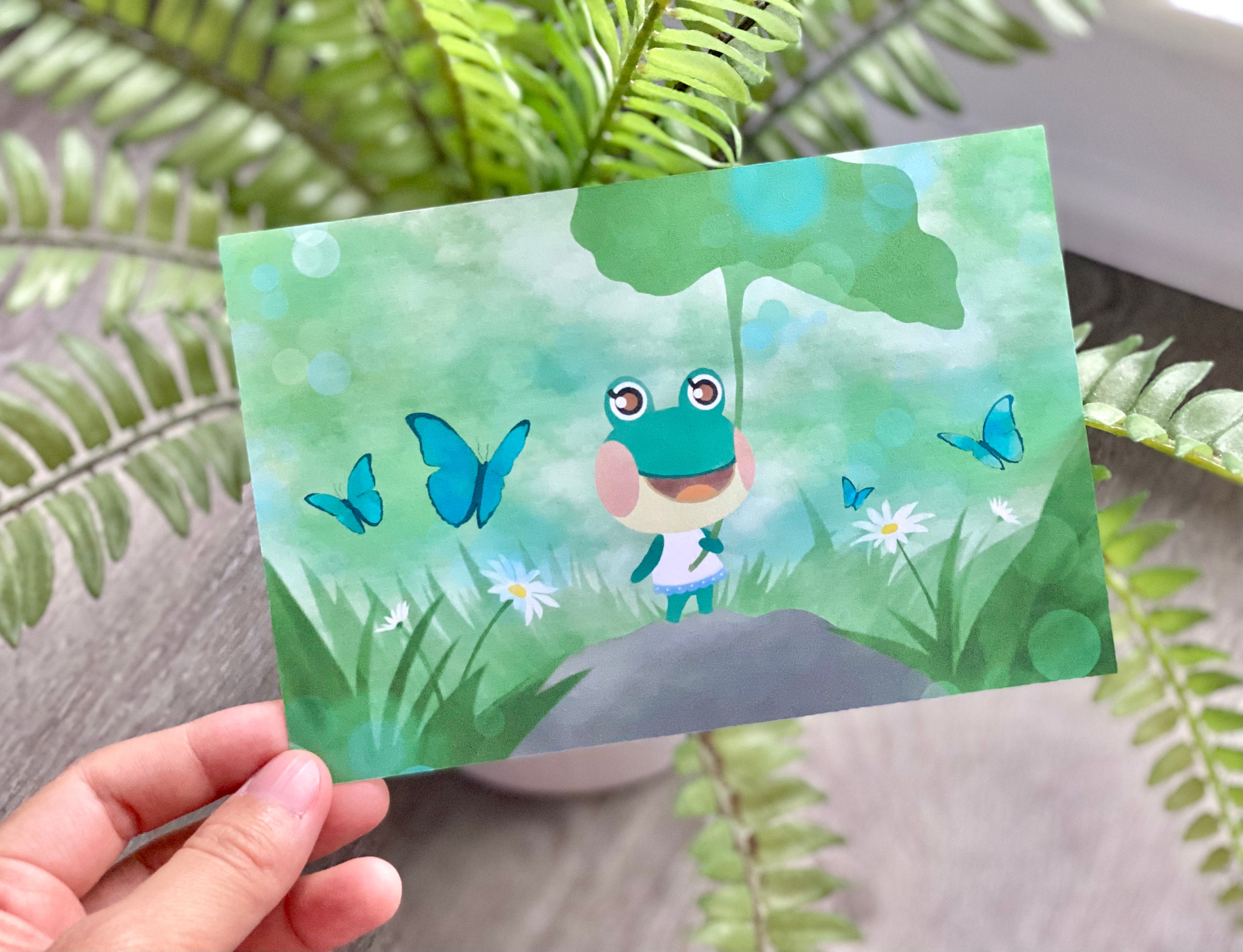 Animal Crossing Postcard Lily Animal Crossing Print Animal Crossing Art ...