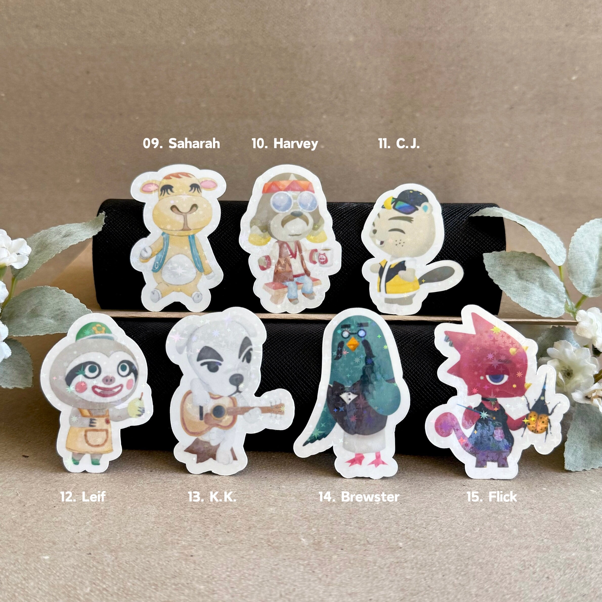 Holographic Animal Crossing Stickers Waterproof ACNH Vinyl Stickers - Etsy