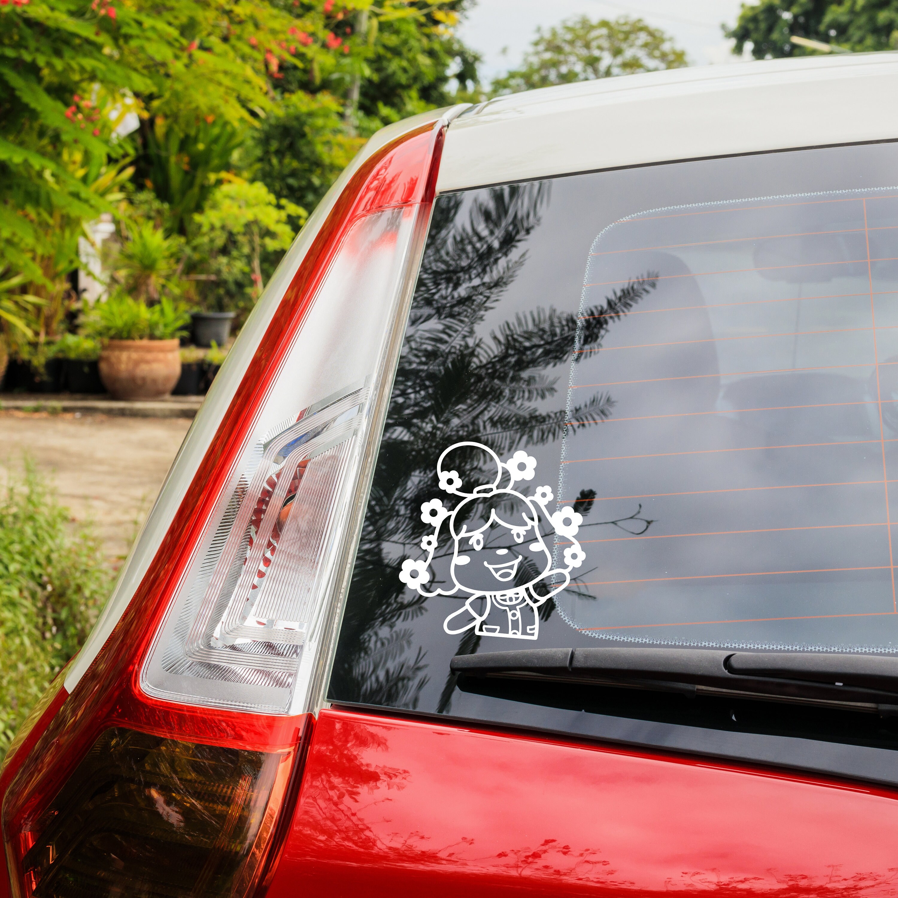 Car Decal Animal Crossing Isabelle Car Sticker Decal Sticker Vinyl ...