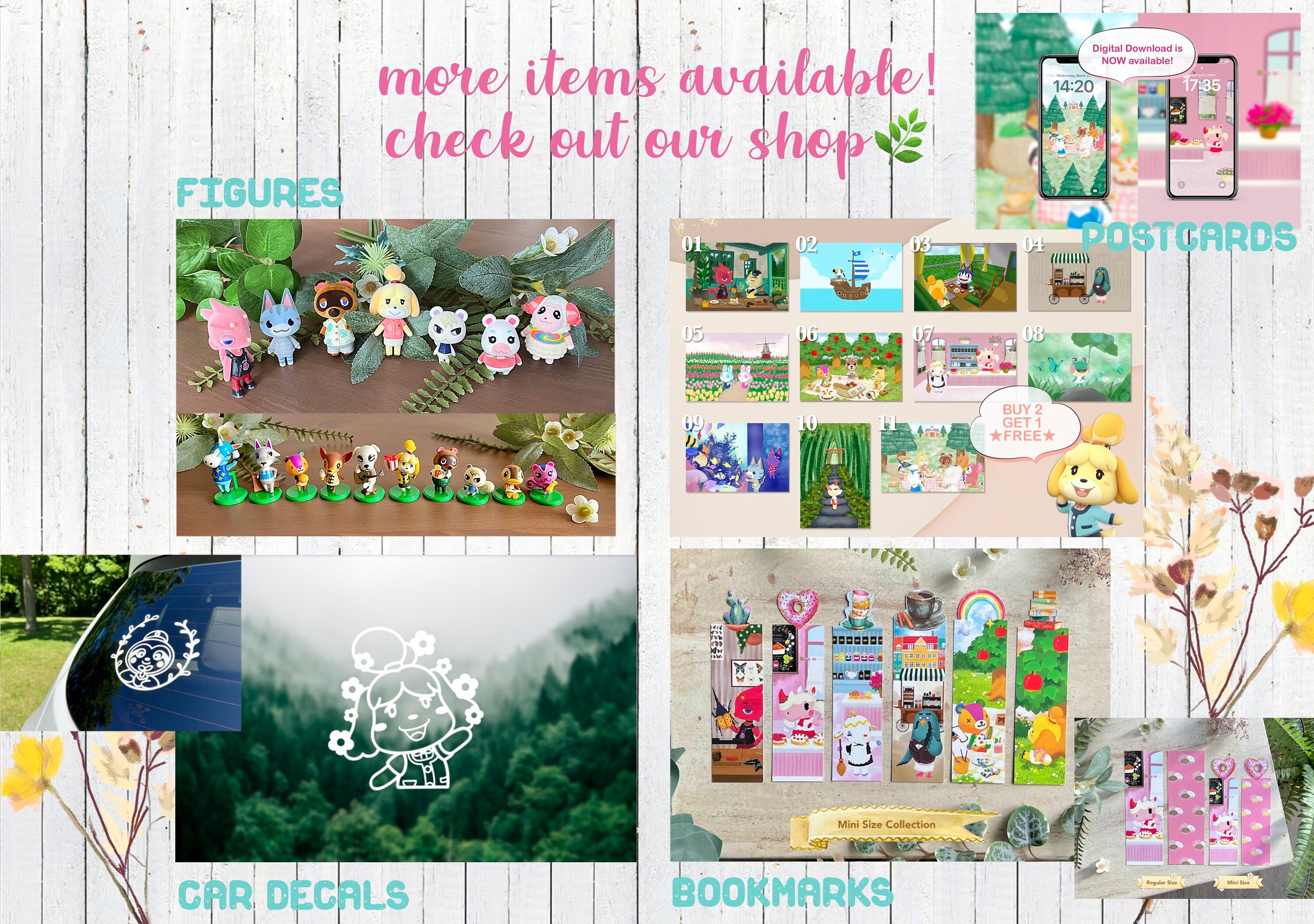 Animal Crossing Postcard Flick and C.J. Animal Crossing - Etsy