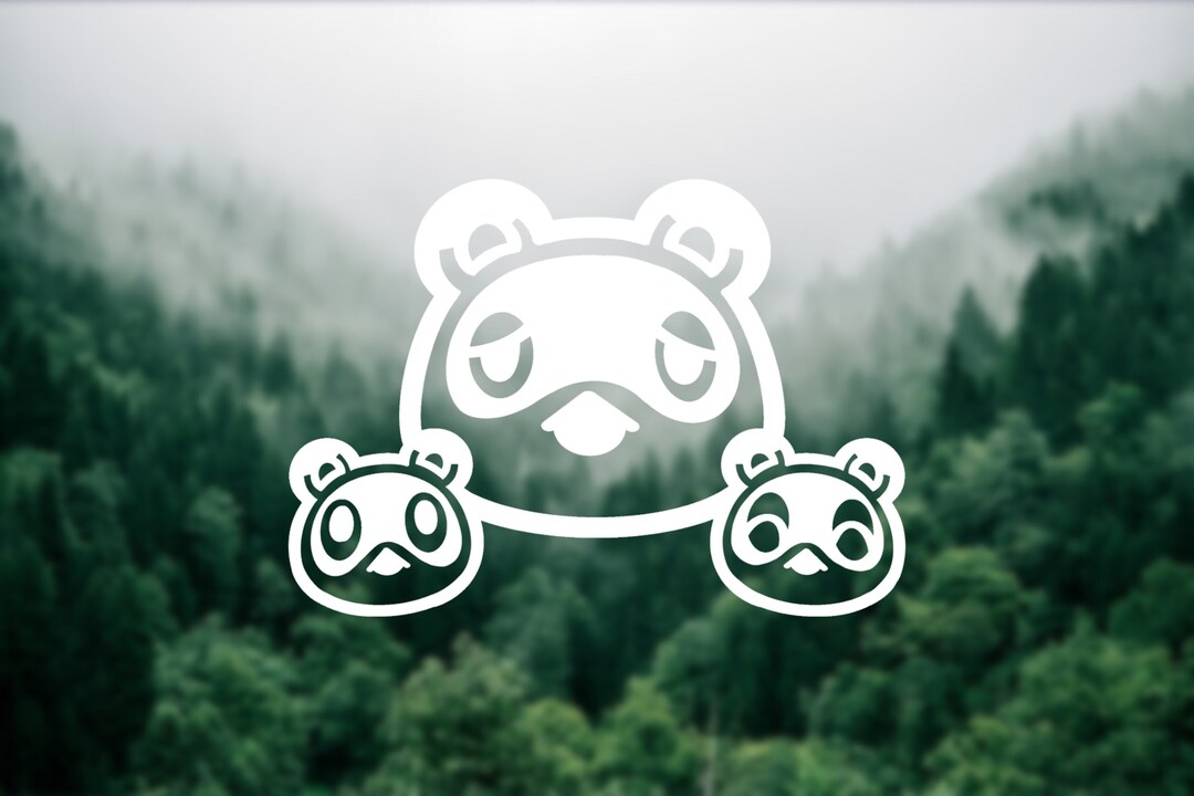 Car Decal Animal Crossing Tom Nook Timmy & Tommy Car Sticker Decal ...