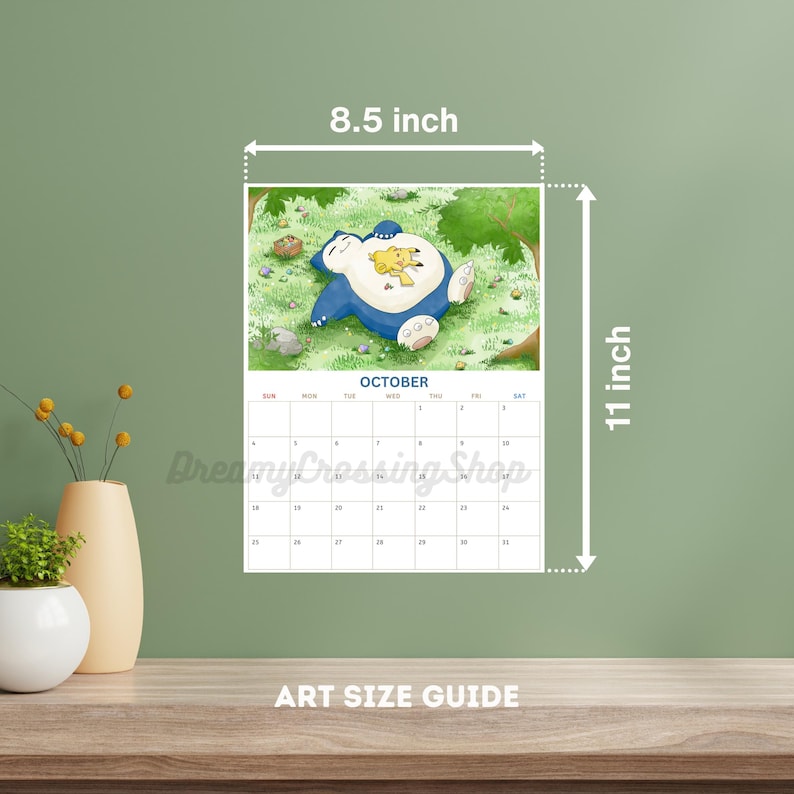 2026 Pokemon Calendar | Pokemon Wall Calendar - Etsy Australia