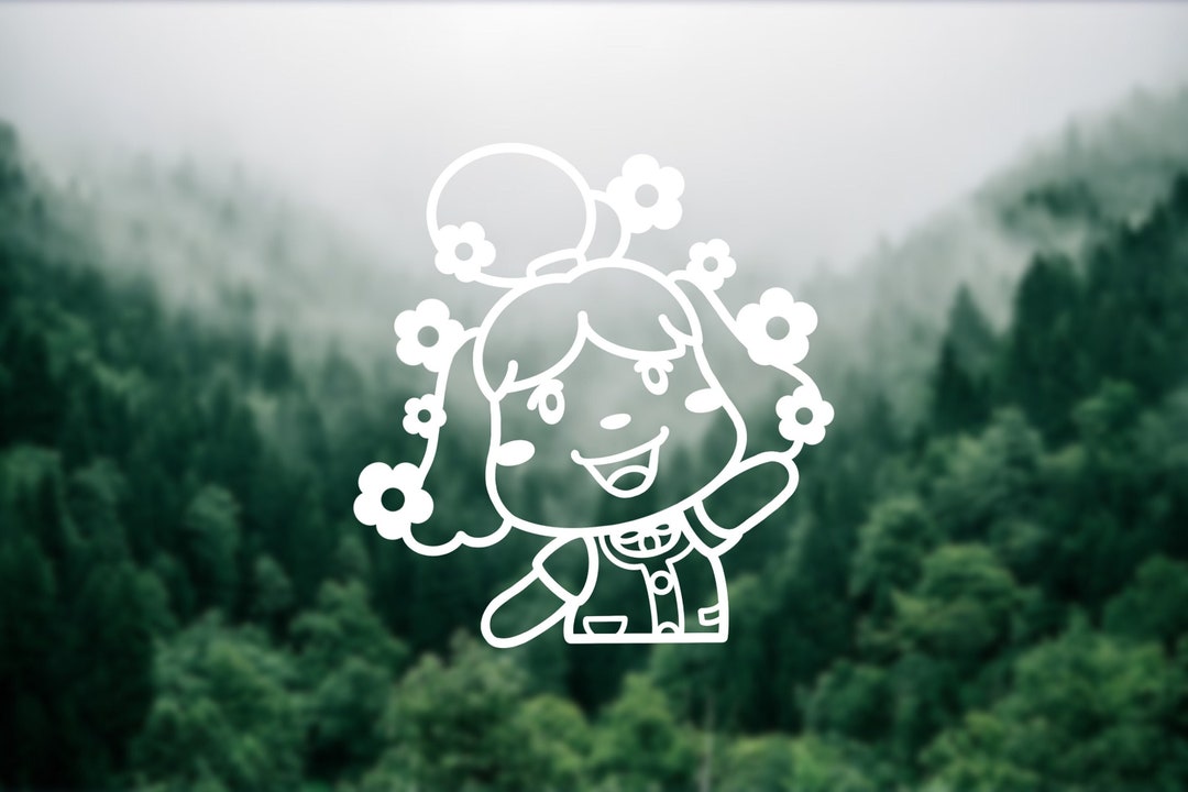 Car Decal Animal Crossing Isabelle Car Sticker Decal Sticker Vinyl ...