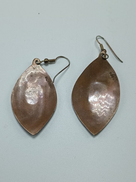 Vintage Copper Mexican Mexico Alpaca Large Statement … - Gem